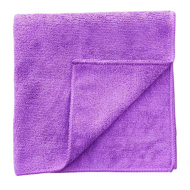 Purple Edged Interior Towels